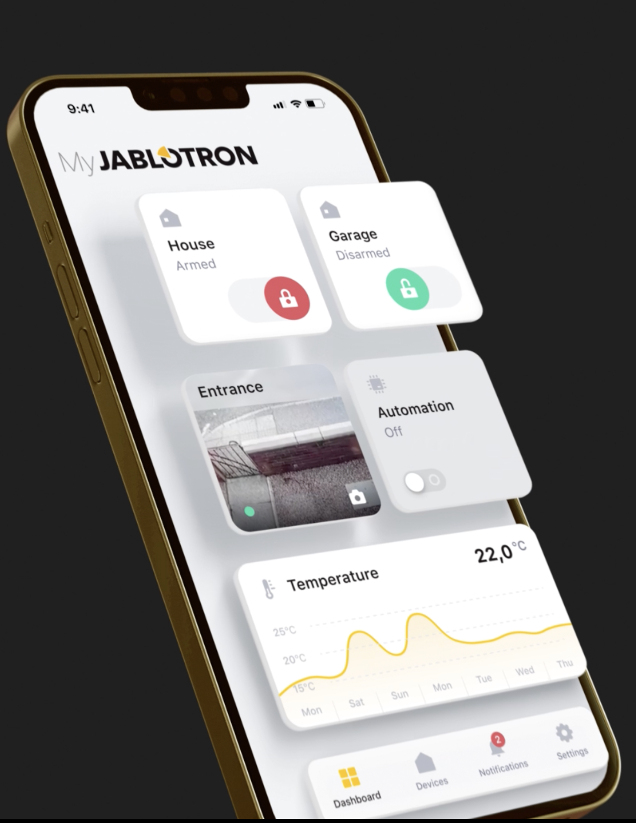 MyJABLOTRON 2.0 und MyCOMPANY